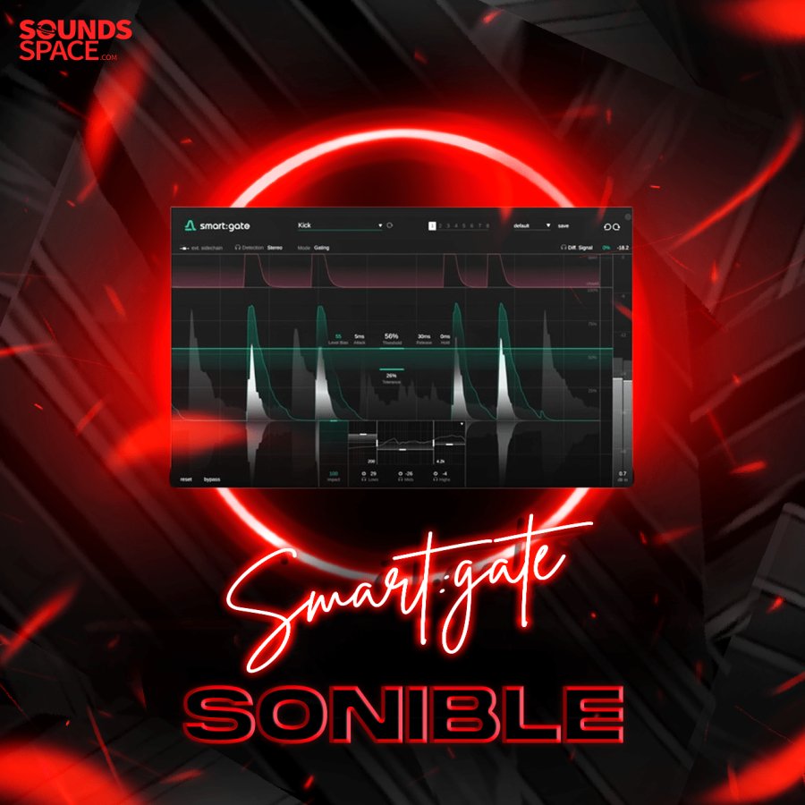 Sonible smart:gate, buy Sonible smart:gate, Sonible smart:gate plugin, SoundsSpace.com